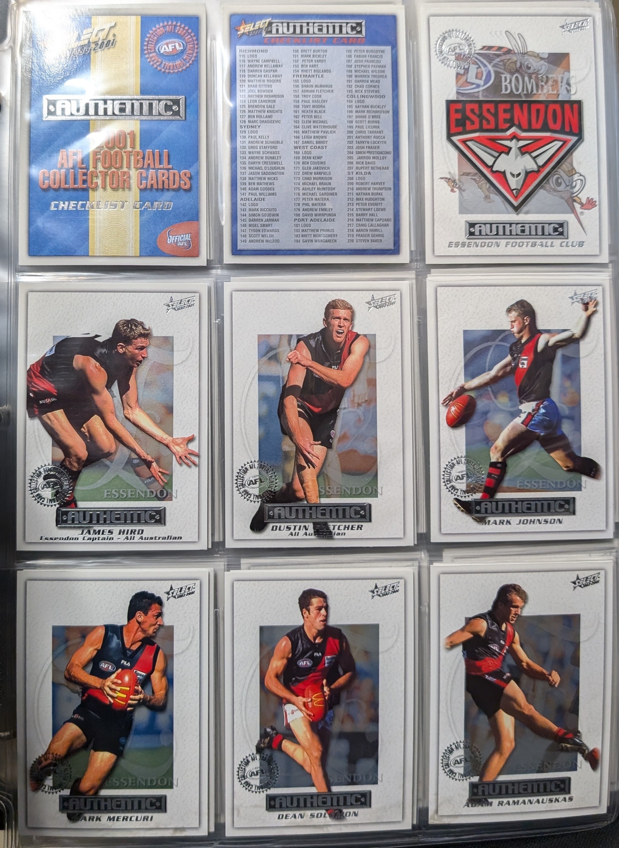 Footy Cards — Ja Ja's Collectables