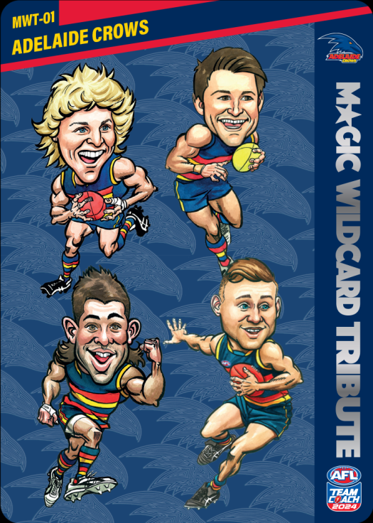 Adelaide Crows, Magic Wildcard Tribute, 2024 Teamcoach AFL – Ja Ja's ...