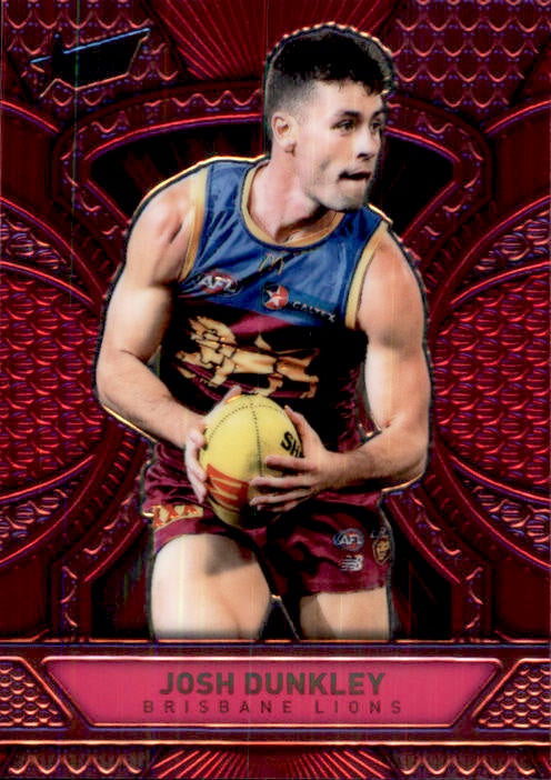 Josh Dunkley, LDP8, Luminous Dragon Scales Pink, 2025 Select AFL Footy ...