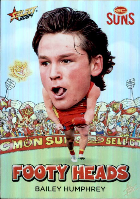 Bailey Humphrey, FH42, Footy Heads, 2024 Select AFL Footy Stars — Ja Ja ...