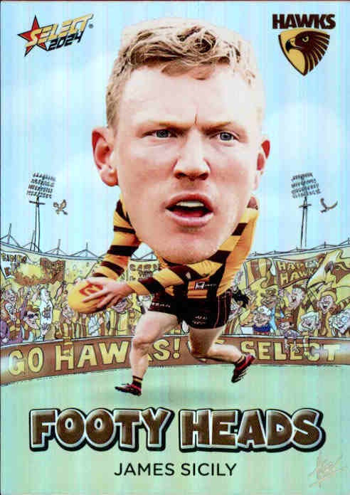 James Sicily, FH50, Footy Heads, 2024 Select AFL Footy Stars — Ja Ja's ...
