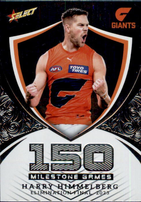 Harry Himmelberg, MGH50, Milestone Hobby, 2024 Select AFL Footy Stars — Ja Ja's Collectables