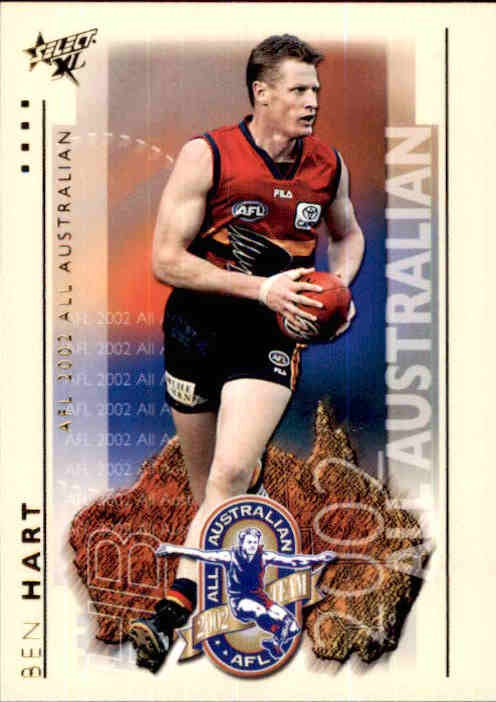 Ben Hart, All-Australian, 2003 Select AFL XL — Ja Ja's Collectables