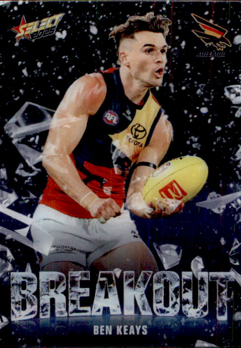Ben Keays, B2, Breakout, 2025 Select AFL Footy Stars – Ja Ja's Collectables