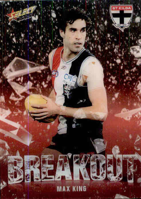 Max King, B71, Breakout, 2025 Select AFL Footy Stars — Ja Ja's Collectables