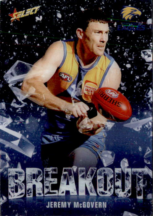 Jeremy McGovern, B83, Breakout, 2025 Select AFL Footy Stars — Ja Ja's ...
