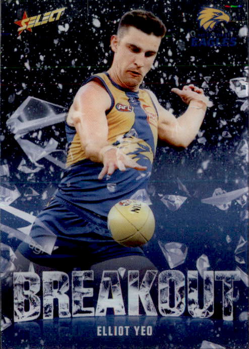 Elliot Yeo, B85, Breakout, 2025 Select AFL Footy Stars — Ja Ja's ...