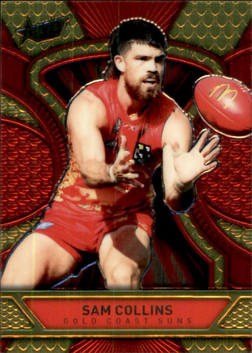 Sam Collins, LD100, Luminous Dragon Scales, 2025 Select AFL Footy Star ...