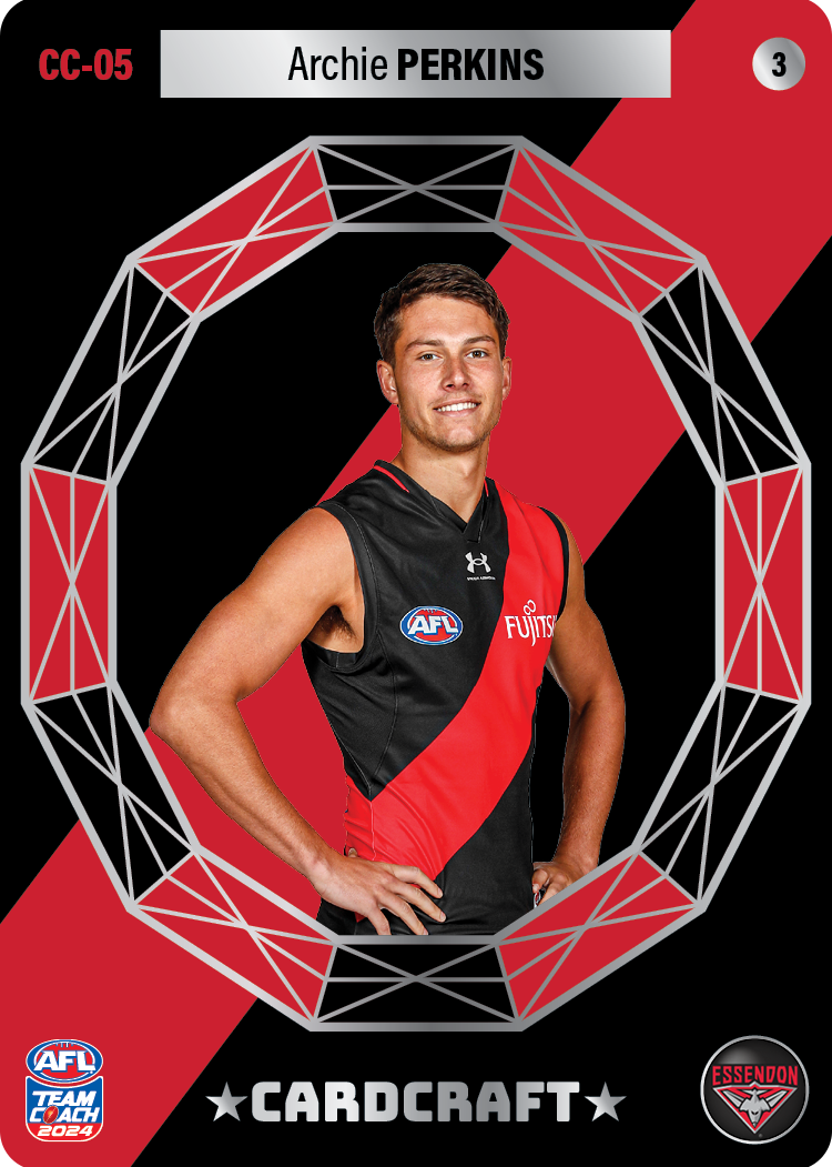 Archie Perkins, CC-05-3, Card Craft, 2024 Teamcoach AFL — Ja Ja's ...