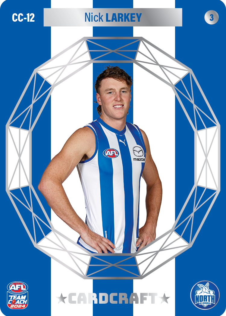 Nick Larkey, CC-12-3, Card Craft, 2024 Teamcoach AFL — Ja Ja's Collectables