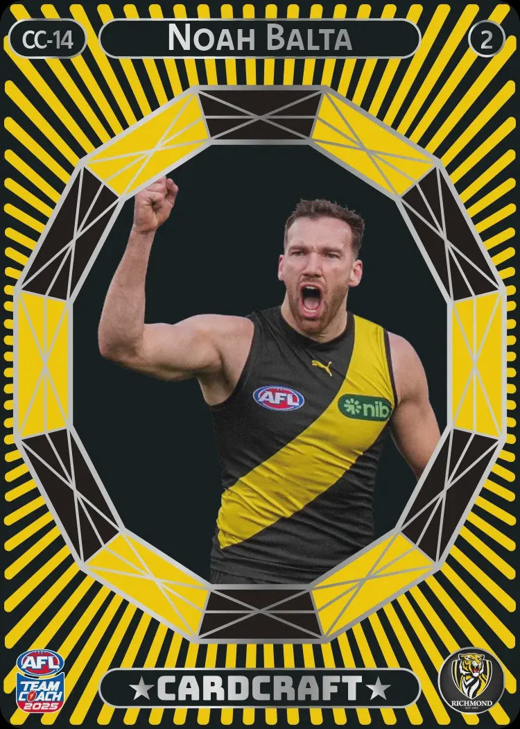 Noah Balta, CC-14-2, Card Craft, 2025 Teamcoach AFL — Ja Ja's Collectables