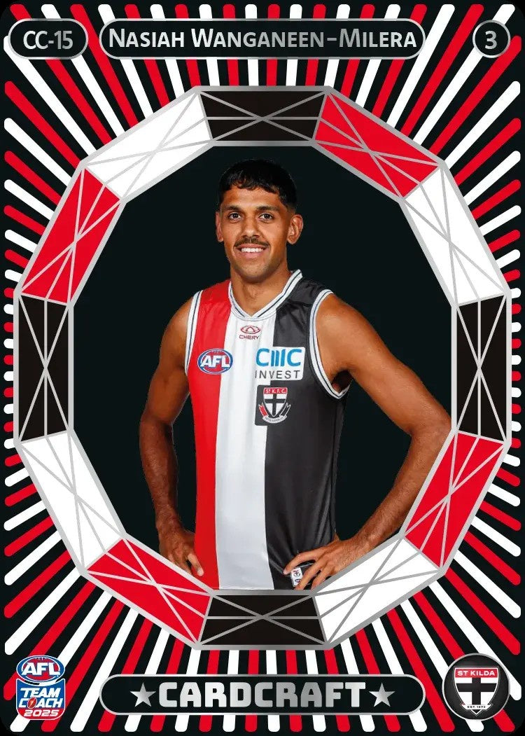 Nasiah Wanganeen-Milera, CC-15-3, Card Craft, 2025 Teamcoach AFL – Ja ...