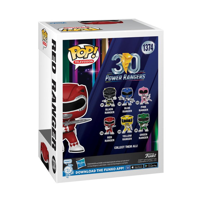 Power Rangers 30th Anniversary - Red Ranger Pop! — Ja Ja's Collectables