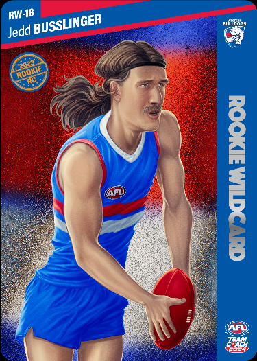 Jedd Busslinger, Rookie Wildcard, 2024 Teamcoach AFL — Ja Ja's Collectables