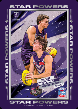 Caleb Serong, SP-27, TEAM Star Power, 2024 Teamcoach AFL – Ja Ja's ...