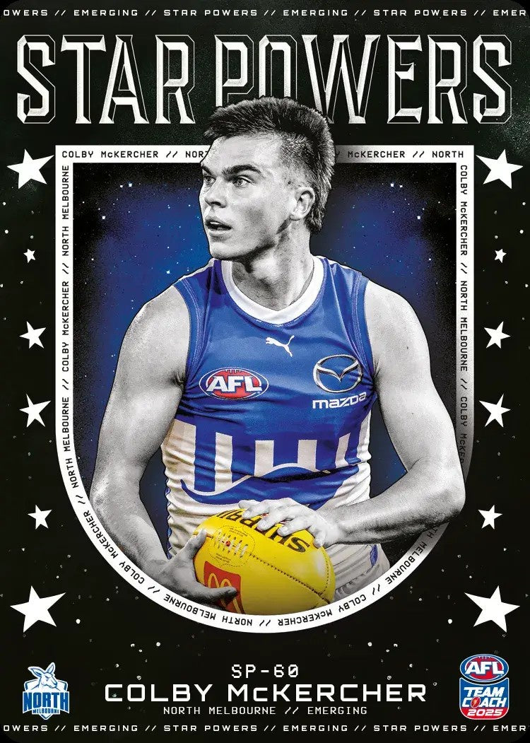 Colby McKercher, SP-60, Star Powers, 2025 Teamcoach AFL — Ja Ja's ...