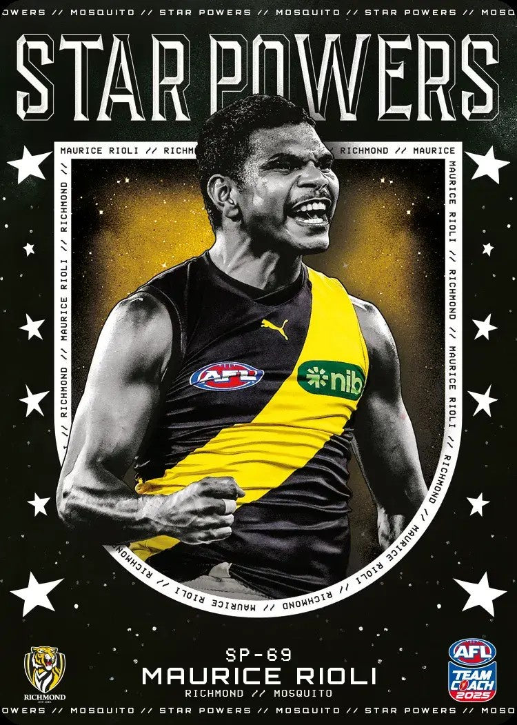 Maurice Rioli, SP-69, Star Powers, 2025 Teamcoach AFL — Ja Ja's ...