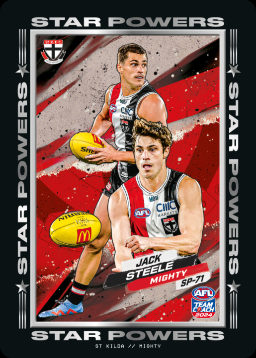 Jack Steele, SP-71, TEAM Star Powers, 2024 Teamcoach AFL — Ja Ja's ...