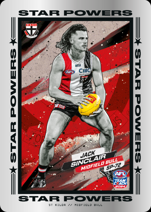 Jack Sinclair, SP-72, Star Powers, 2024 Teamcoach AFL — Ja Ja's ...