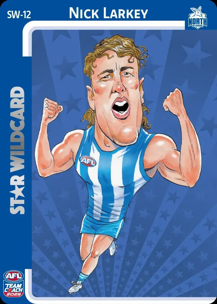 Nick Larkey, TEAM Star Wildcard, 2025 Teamcoach AFL – Ja Ja's Collectables