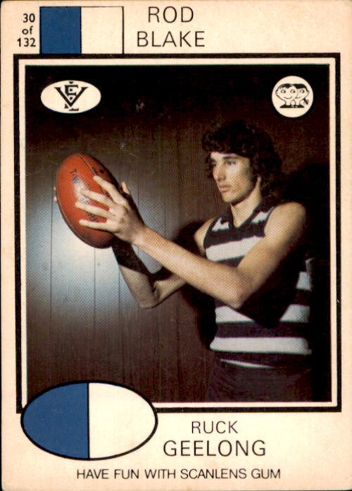 Rod Blake, 1975 Scanlens VFL – Ja Ja's Collectables