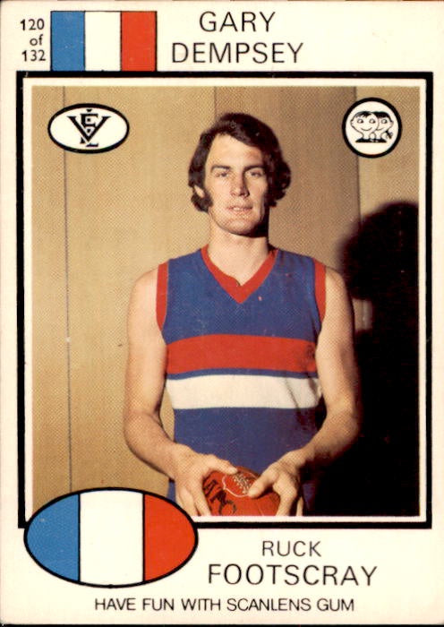 Gary Dempsey, 1975 Scanlens VFL — Ja Ja's Collectables