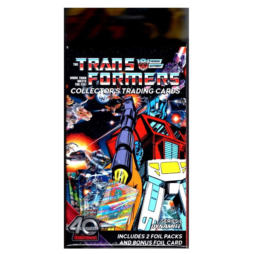 TRANSFORMERS 40th Anniversary Trading Cards Hanger Box - Series 1 — Ja ...