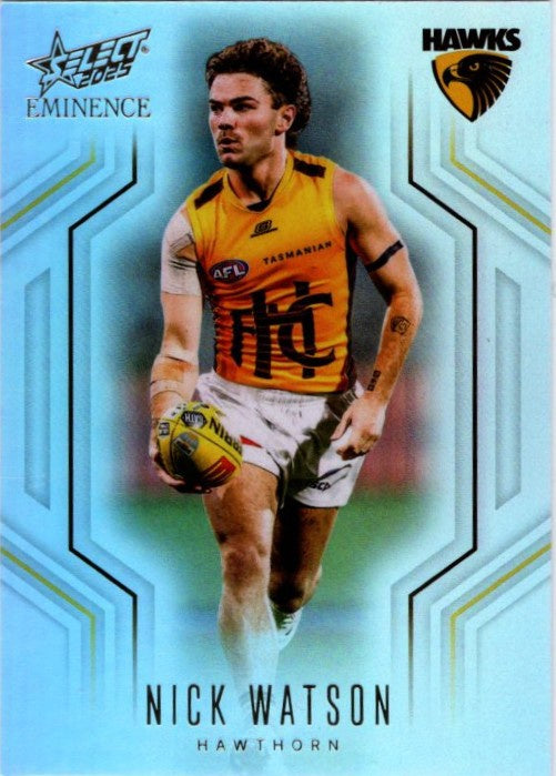 Nick Watson, Foil Parallel, 2025 Select AFL Eminence – Ja Ja's Collectables