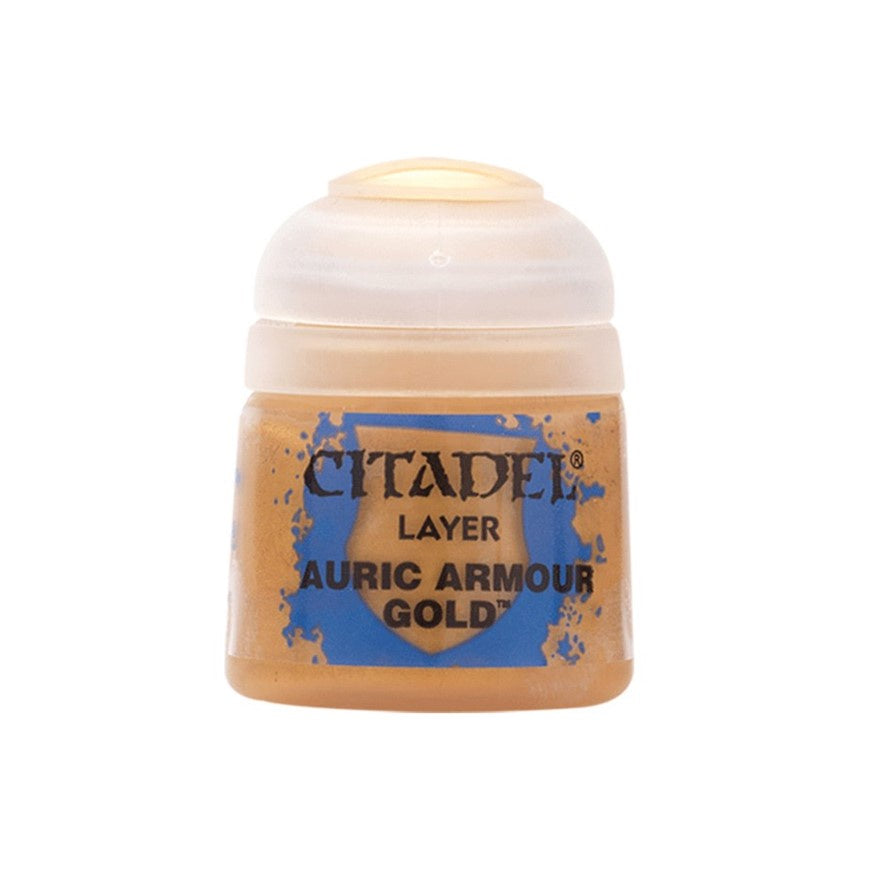 Citadel Layer Auric Armour Gold 22-62 Acrylic Paint 12ml — Ja Ja's ...