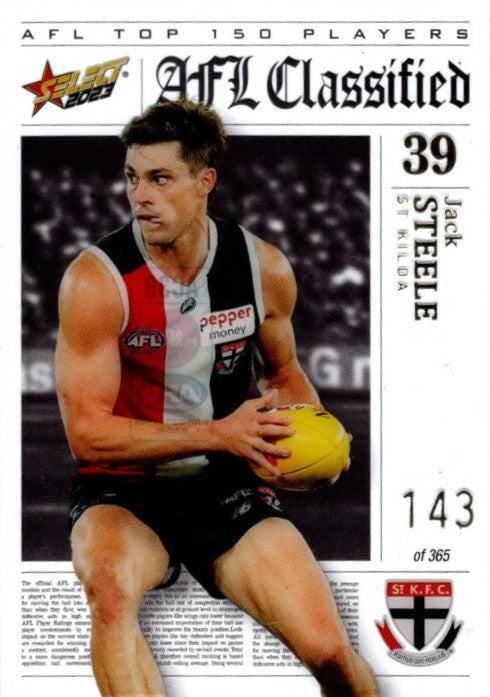 Jack Steele, AFL Classified, 2023 Select AFL Footy Stars – Ja Ja's ...