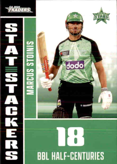 Marcus Stoinis, Stat Stackers, 2024-25 TLA CA Cricket Traders — Ja Ja's ...