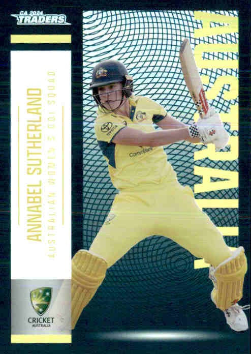 Annabel Sutherland, P045, Parallel, 2024-25 TLA CA Cricket Traders – Ja ...