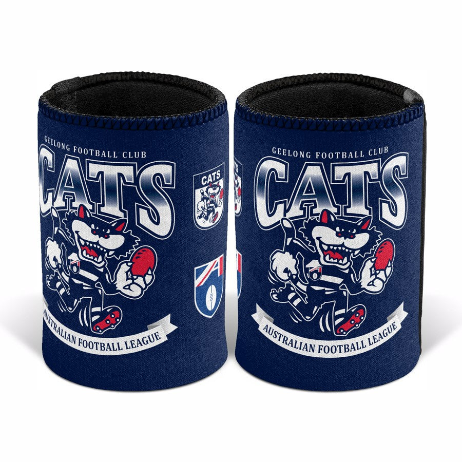 GEELONG CATS RETRO CAN COOLER — Ja Ja's Collectables
