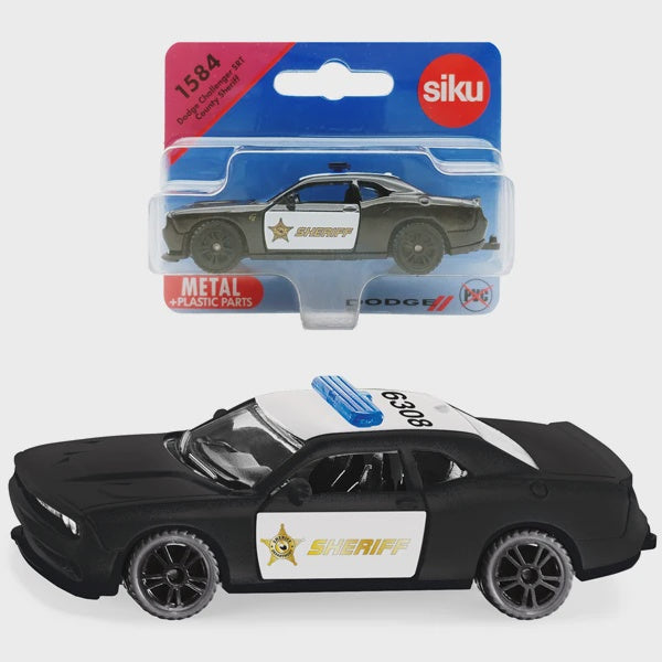 Siku 1584 - Dodge Challenger SRT County Sheriff Diecast Car – Ja Ja's ...
