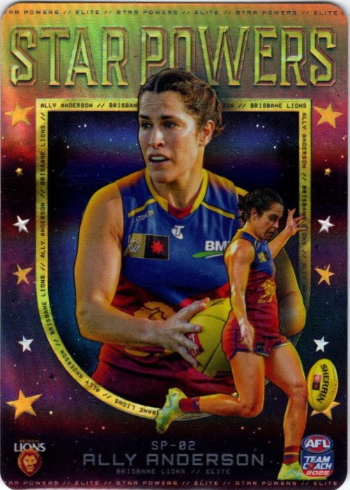 Ally Anderson, TEAM Star Powers, 2025 Teamcoach AFLW – Ja Ja's Collectables