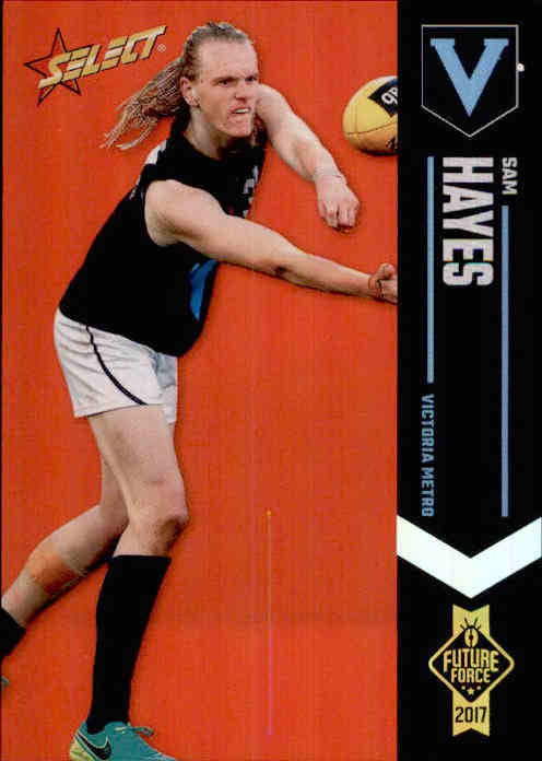 Sam Hayes, Red Parallel, 2017 Select AFL Future Force — Ja Ja's ...