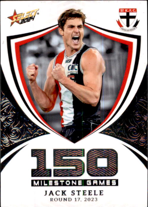 Jack Steele, MG89, Milestone, 2024 Select AFL Footy Stars — Ja Ja's ...