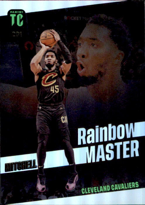 Donovan Mitchell, #201, Rainbow Masters, 2024 Panini Top Class Basketb ...