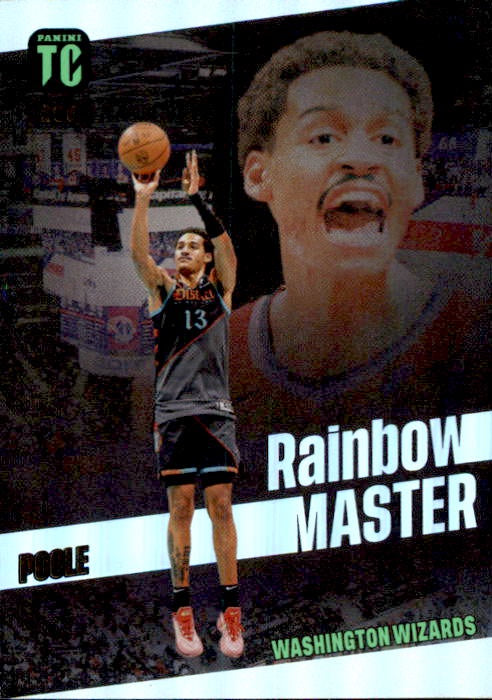 Jordan Poole, #206, Rainbow Masters, 2024 Panini Top Class Basketball ...