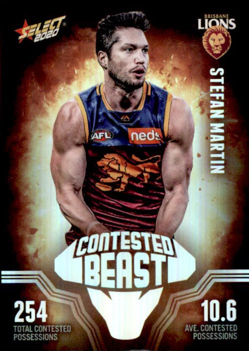Stefan Martin, Contested Beasts, 2020 Select AFL Footy Stars — Ja Ja's ...