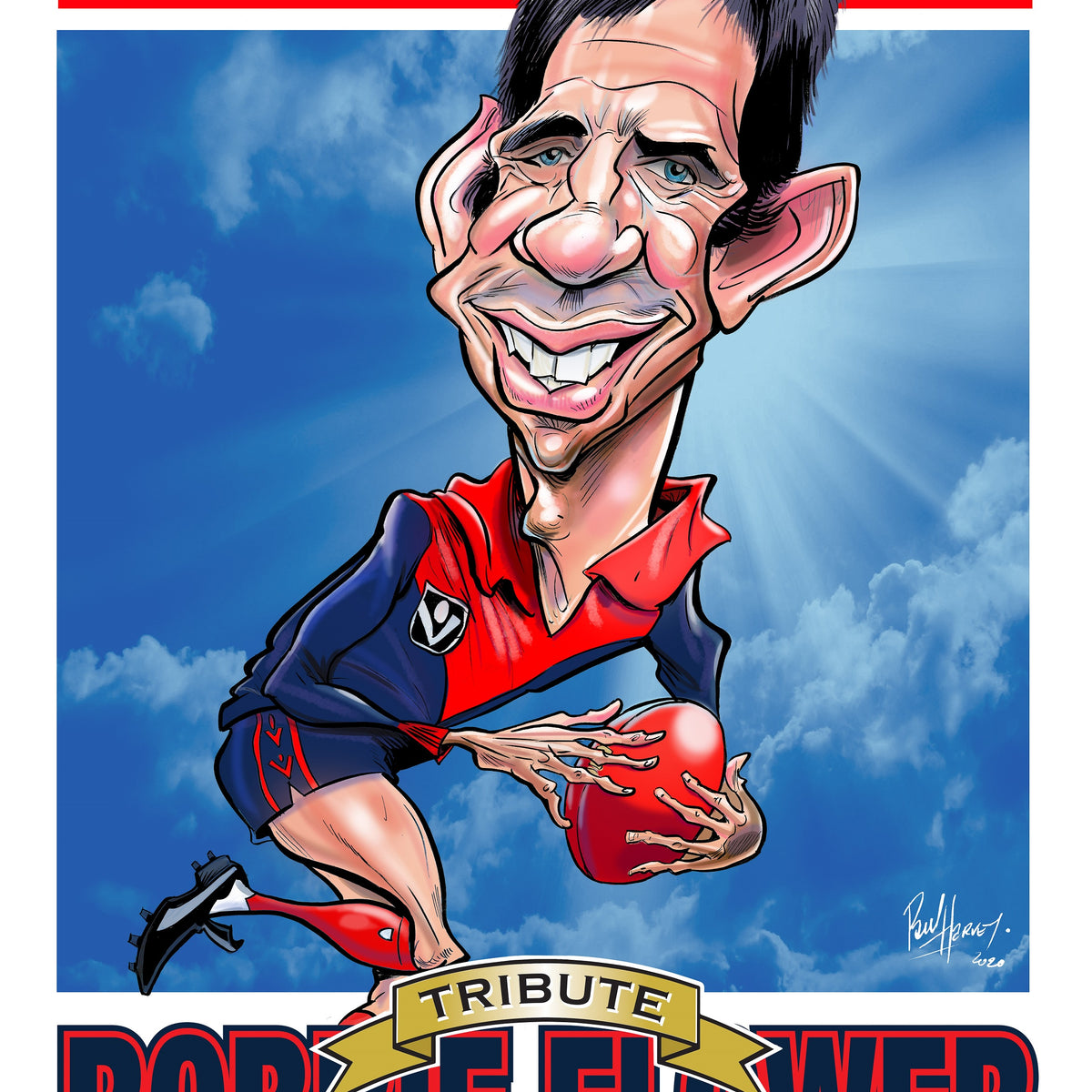 Robbie Flower, Tribute, Harv Time Poster – Ja Ja's Collectables