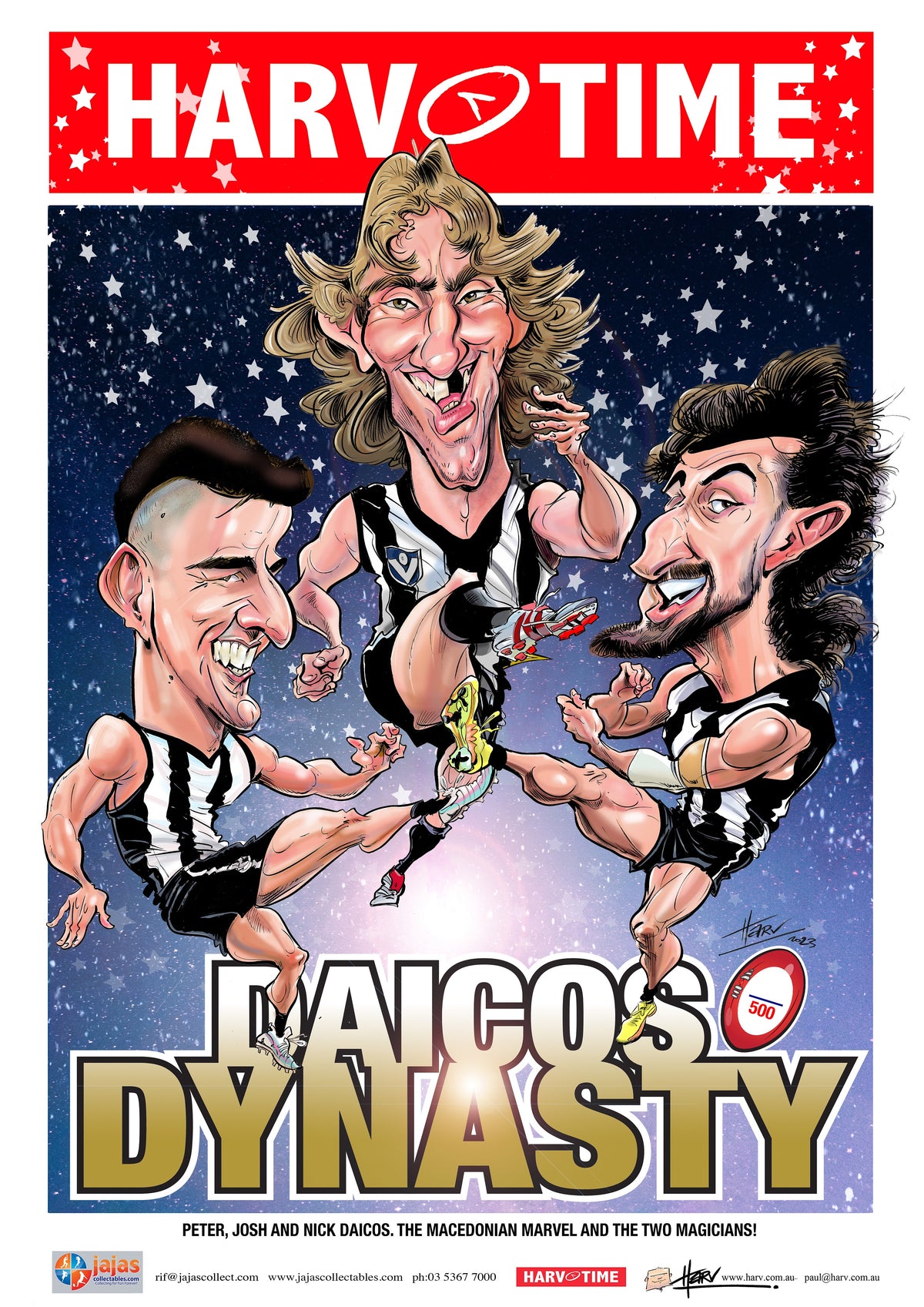 Daicos Dynasty Harv Time Poster — Ja Ja's Collectables