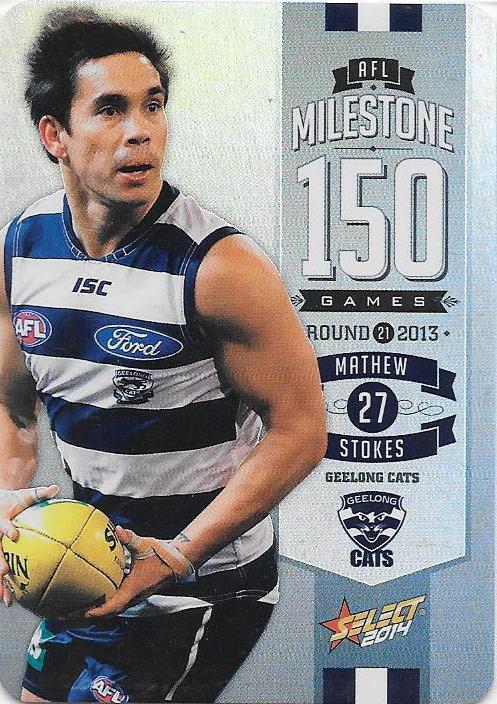 Mathew Stokes, 150 Game Milestone, 2014 Select AFL Champions — Ja Ja's ...