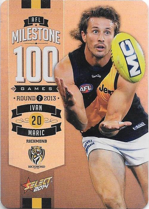 Ivan Maric, 100 Game Milestone, 2014 Select AFL Champions — Ja Ja's ...