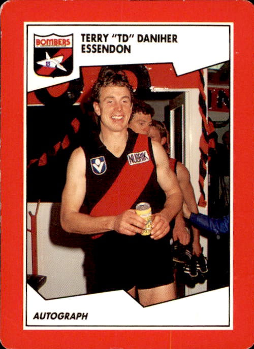 Terry Daniher, 1989 Scanlens VFL — Ja Ja's Collectables