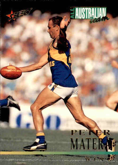 Peter Matera, All Australian, 1995 Select AFL — Ja Ja's Collectables
