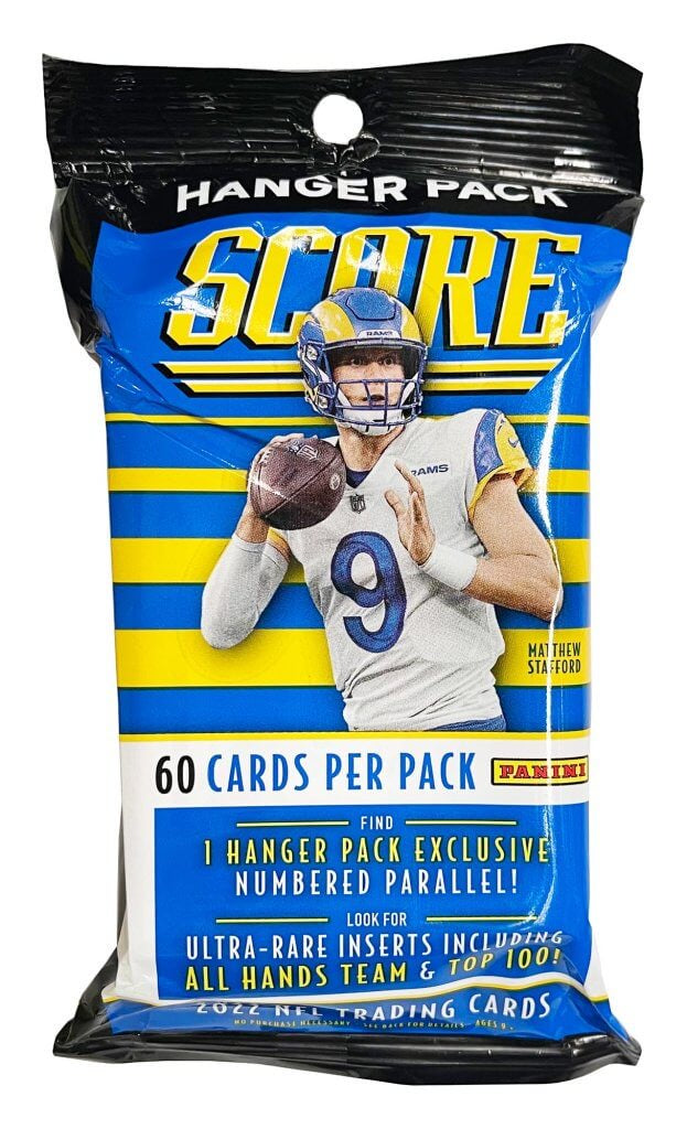 2022 Panini Score NFL Football Hanger Pack – Ja Ja's Collectables