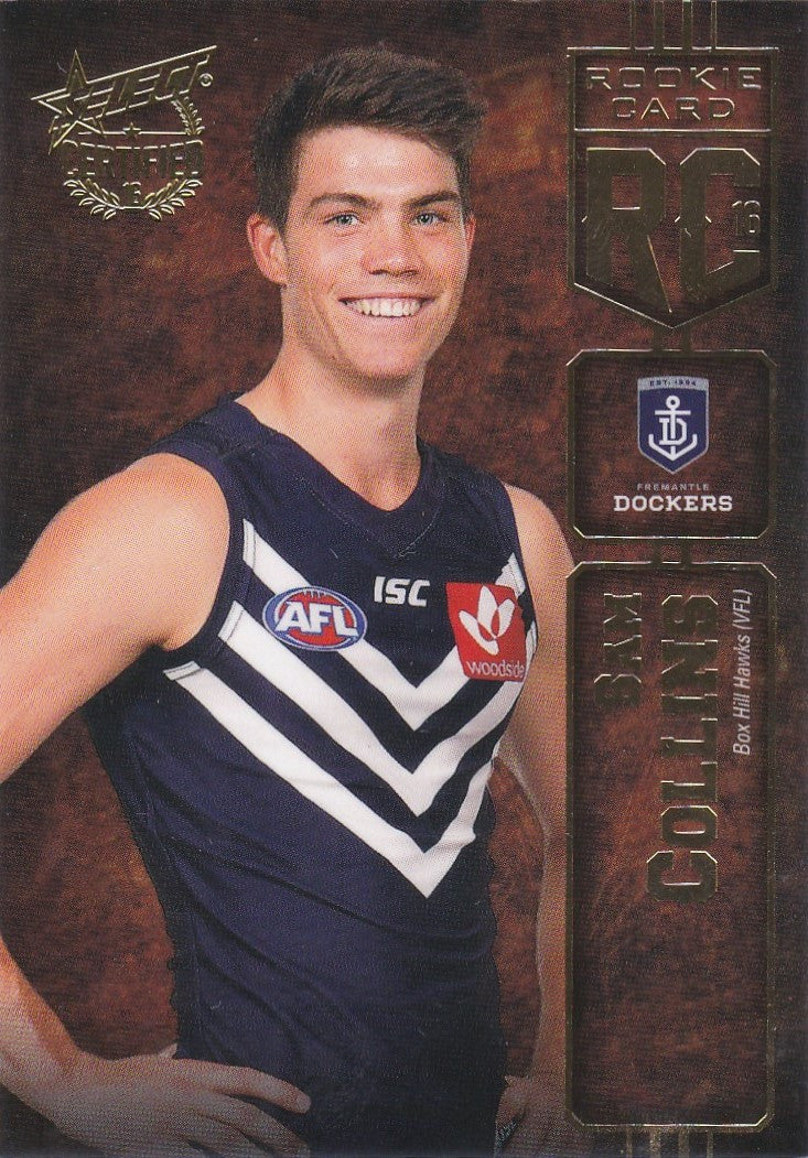 2016 Select AFL Certified, Rookie Card, Sam Collins — Ja Ja's Collectables
