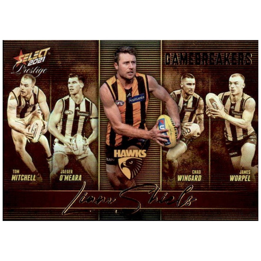 Liam Shields, Gamebreakers, 2021 Select AFL Prestige — Ja Ja's Collectables