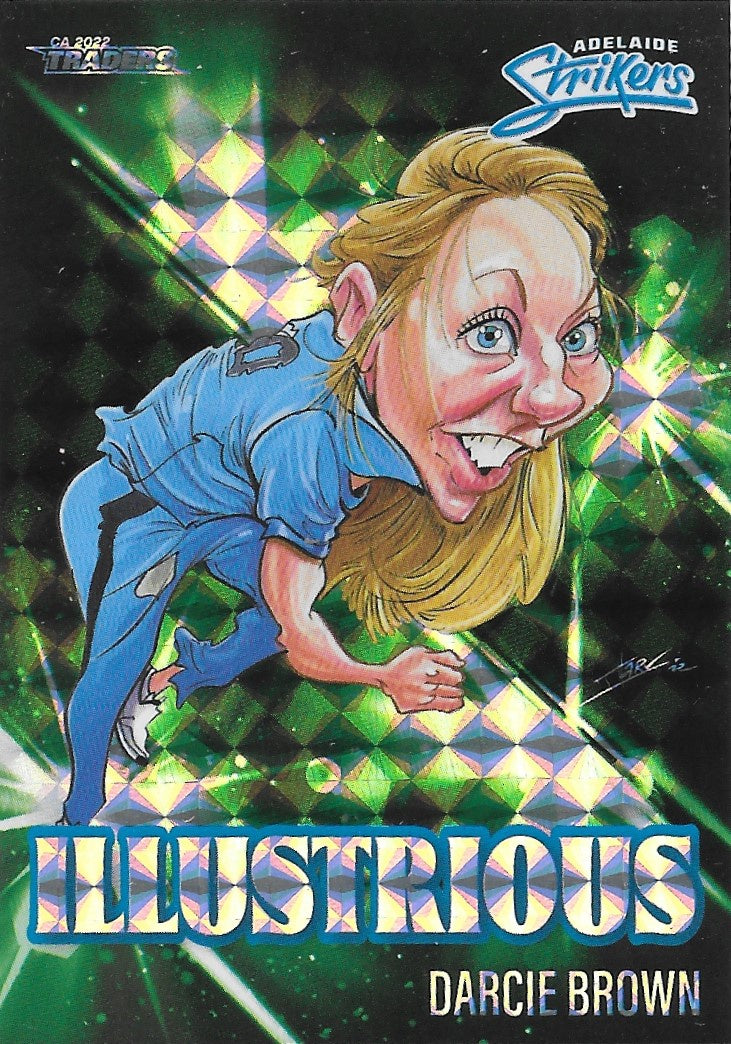 Darcie Brown, Illustrious Green, 2022-23 TLA Traders Cricket Australia ...